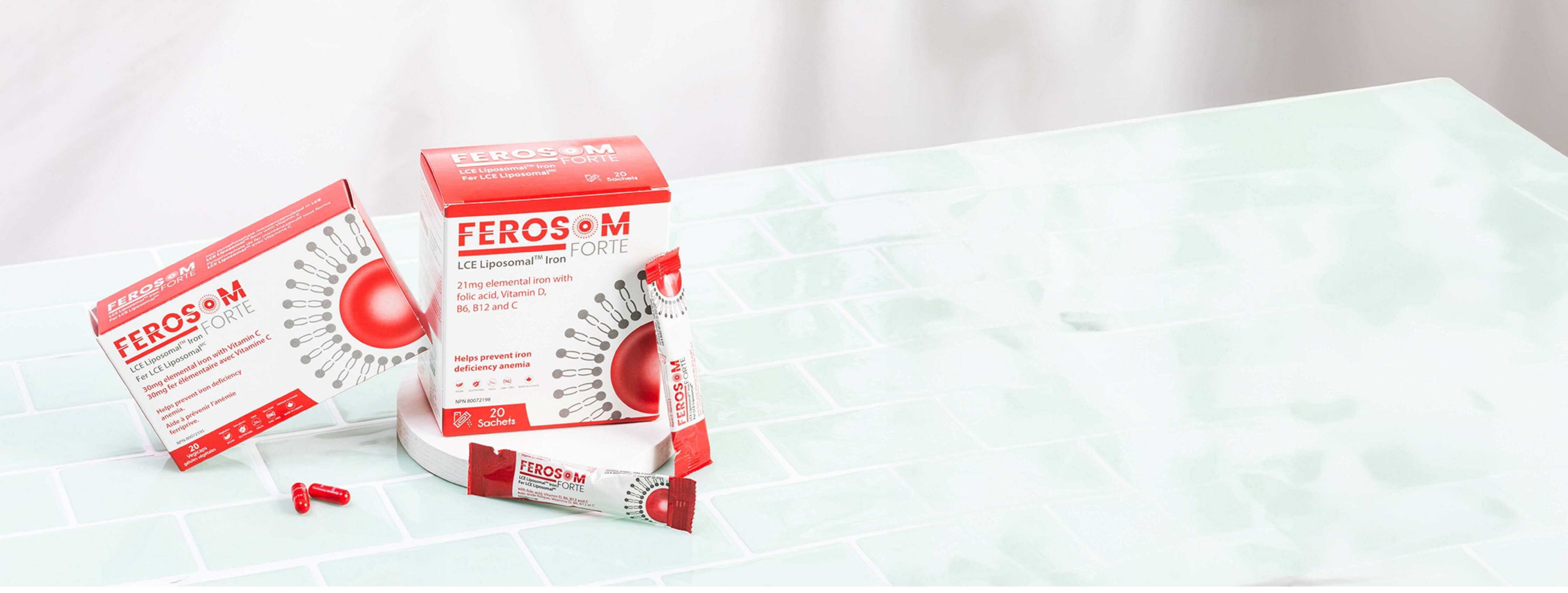 Ferosom Forte Iron Supplement | Ferosom Canada